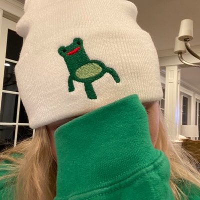 Animal Crossing Froggy Chair Beanie, Hat, Fan Art, Embroidered, New ...