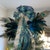 Peacock Tree Topper, Six 48 Inch Streamers, Extra Large Peacock Bow ...