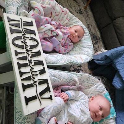 7x7 Personalized Dog Ear Outline Sign - Etsy