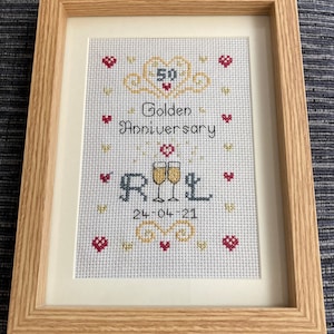 Happy 60th Birthday Cross Stitch Card Kit - Etsy UK
