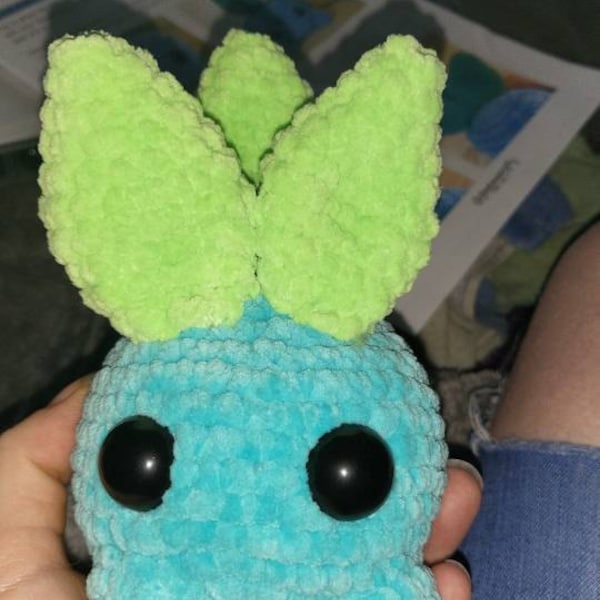 Blue Radish Monster Crochet Pattern | PDF PATTERN ONLY - Etsy
