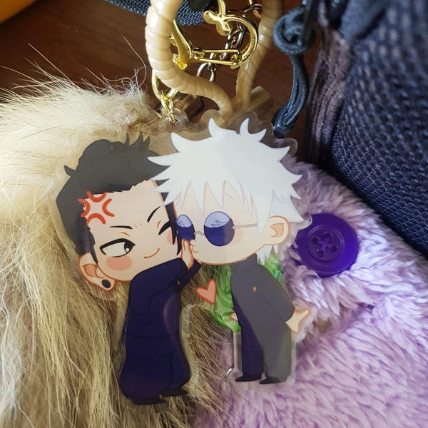 JJK Anime Keychains - Etsy
