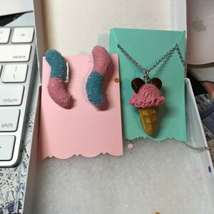 MADE TO ORDER Mickey Mouse Ice Cream Bar Pendant Necklace | Etsy