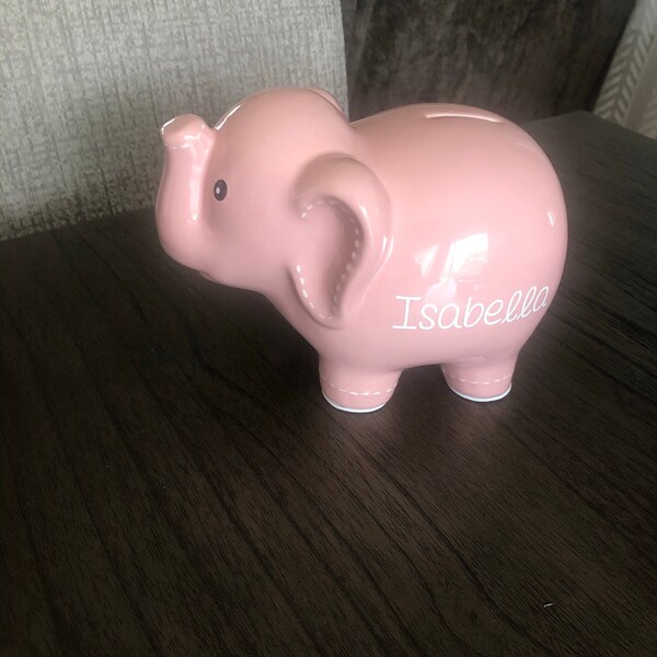 New Baby Gift, Newborn Gift, Personalized Piggy Bank, Personalized New ...