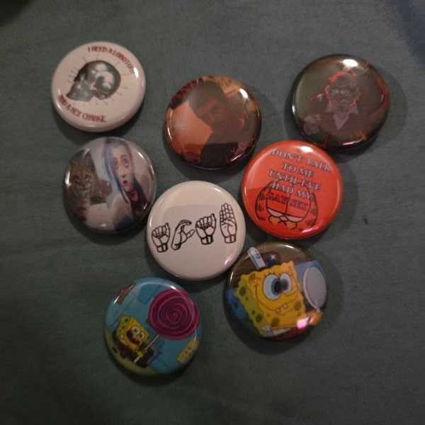 Custom Memorial, Remembrance and Funeral Pins/buttons/magnets - Etsy