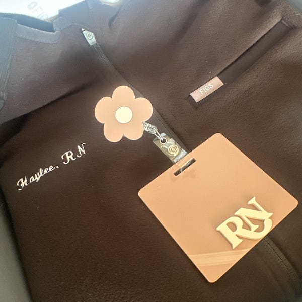 Personalized Badge Backer & Reel for Medical Professional, Teacher ...