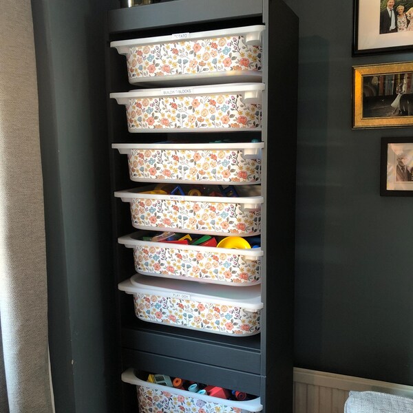 Liberty of London Sticker | IKEA TROFAST Vinyl Wraps | Trofast Storage ...