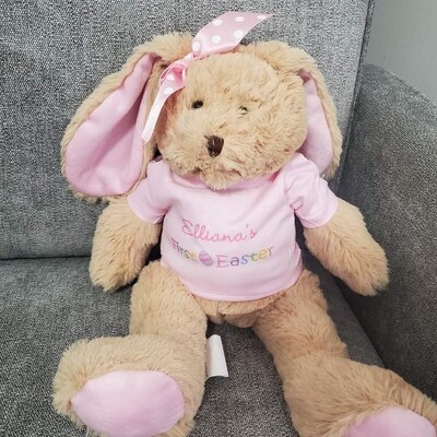 My First Easter Personalized Bunny, Personalized Easter Gifts, My First ...