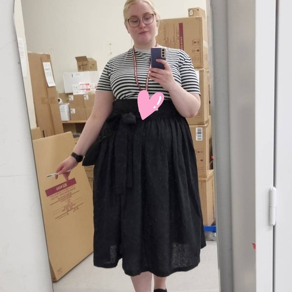 Navy Blue Linen Maxi Dress, Plus Size Kaftan Dress, Linen Maternity ...