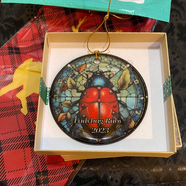 Turtle Christmas Ornament, Personalized Turtle Ornament, Turtle Gift ...