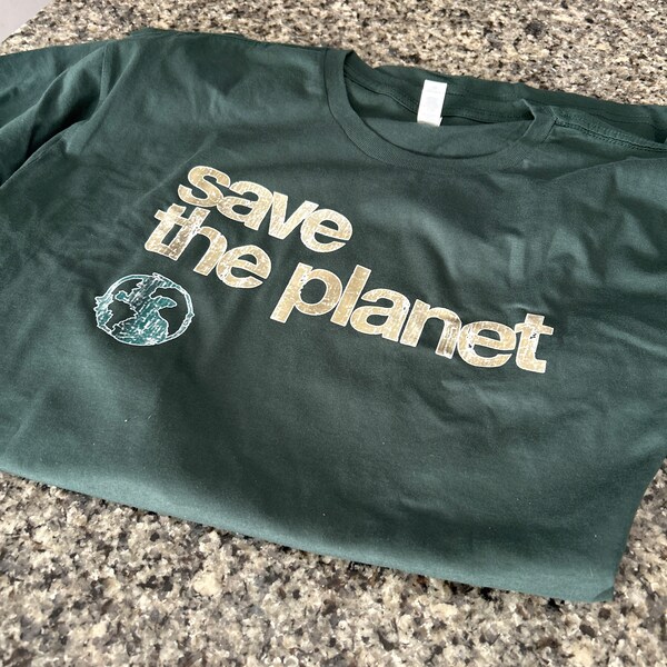 Save the Planet Shirt, Environmental Shirt, Climate Change Gift, Earth ...