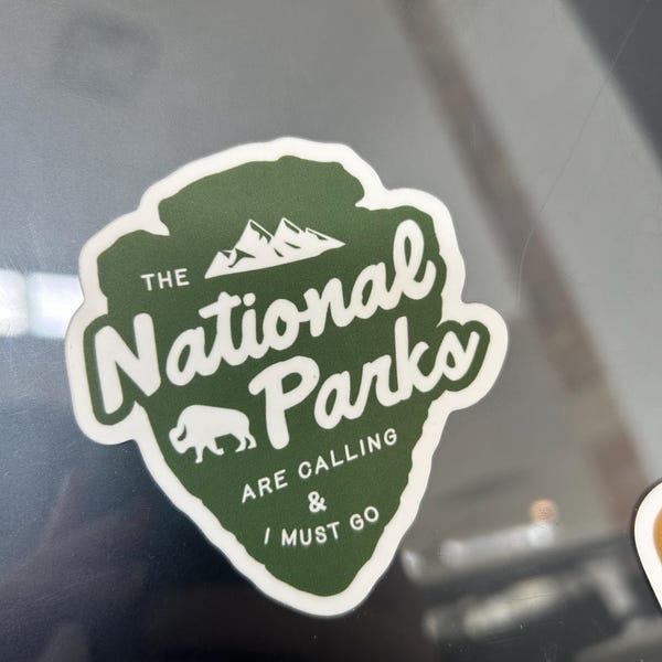 National Parks | Adventure | Explore | NPS | Nature Vinyl Sticker - Etsy
