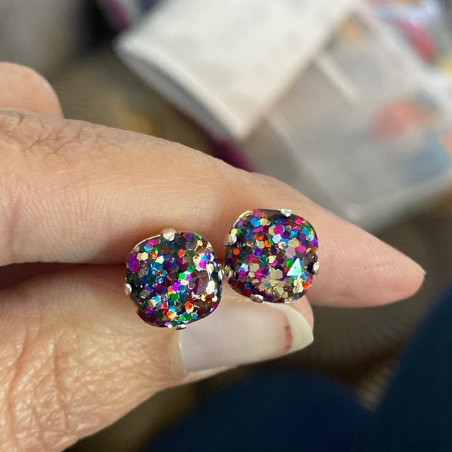Handmade Glitter Earrings & Jewelry with by SparklesAndPink