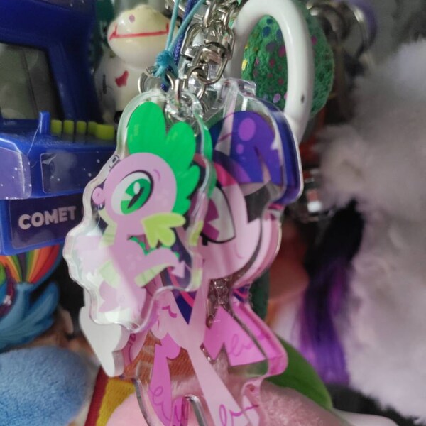 Limestone Pie Acrylic Charm Keychain - Etsy