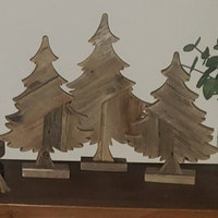 Rustic Pine Tree Made From Barn Wood/weathered Reclaimed, Multi Sizes ...