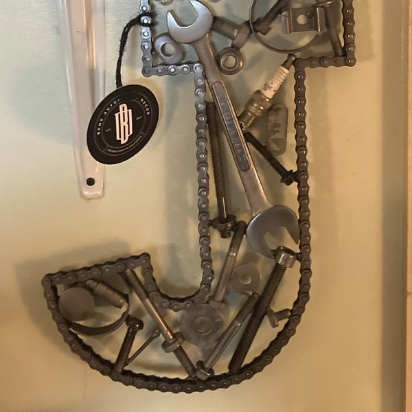 Custom Car Part Letter Sign - Personalized With Any Letter, Unique ...