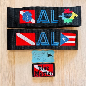 Master Diver Flag Name Tag BCD - Etsy