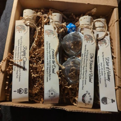 D&D Tea Variety Pack Potion Tube Sampler Loose Leaf Tea Gift - Etsy