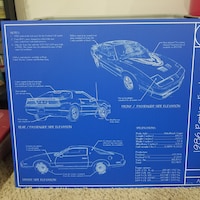 1972 Chevrolet Nova Blueprint Poster 18x24 JPEG Image File - Etsy Canada
