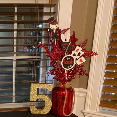 Magician Birthday Centerpiece, Magic Centerpiece - Etsy