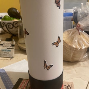 Brown Mini Butterflies 9 PC Sticker Pack Aesthetic Stickers, Minimalist ...