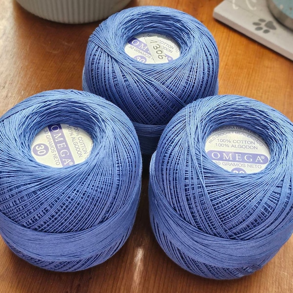 La Espiga No.9 100% Nylon Omega, Crochet Thread, Thread for Crafts ...