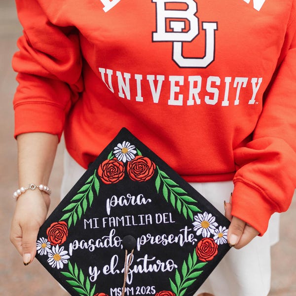 Embroidered Teachers Graduation Cap Topper | Graduation Cap Decoration ...