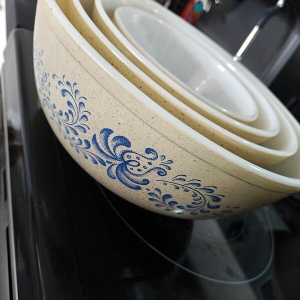 Pyrex 4pc Woodland Cinderella Bowl Set - Etsy