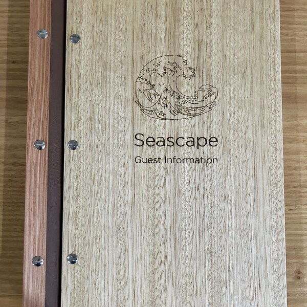 Hotel Compendium, Motel Folder, Airbnb Compendium, Menu Folder, Custom ...