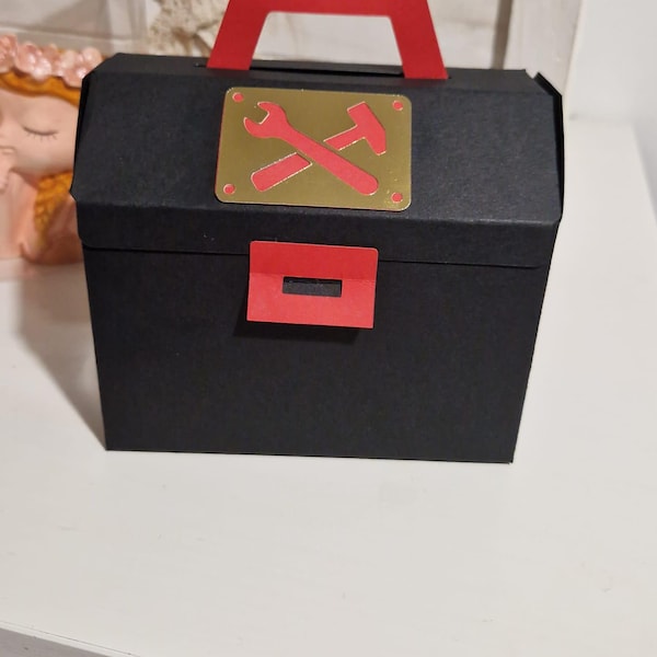 Mini Toolbox SVG Template, Gift Box, Cricut & Silhouette Cut Files ...