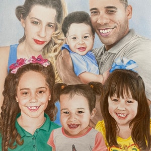 Pencil Commission Custom Girls Portrait From Photo. Girlfriend | Etsy