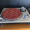 Overlook Hotel Pattern Turntable Slipmat 12 LP Record Player, DJ Slipmat 16oz Felt W/ Glazed ...