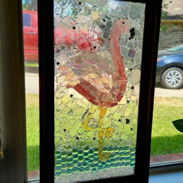 Rosebud Pink Iridized SMALL Glass Petals for Mosaics or Stained Glass ...