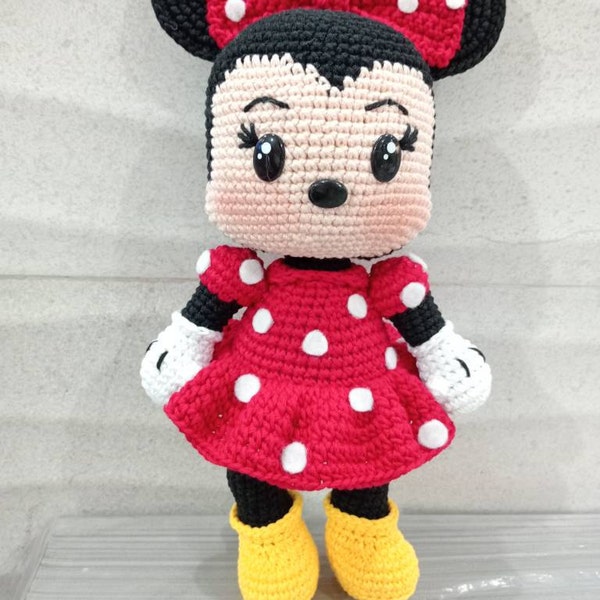 Mickey and Minnie Mouse Large Size English Pattern - Etsy