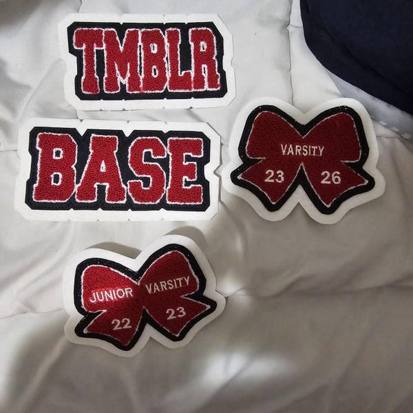 Captain Bow Custom Embroidered Patches for Letterman Jackets, Bags ...