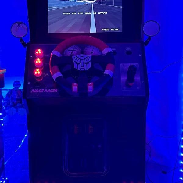 Arcade 1up RIDGE RACER NAMCO Decal - Etsy