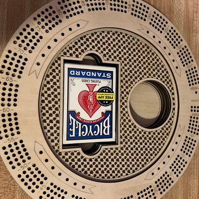 Cribbage Board, With Storage, Round, SVG, Laser Cutting File - Etsy