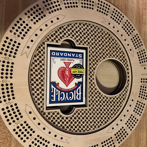 Cribbage Board, With Storage, Round, SVG, Laser Cutting File - Etsy