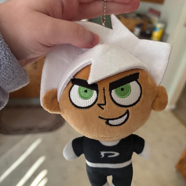 Danny Phantom Keychain Plush - Etsy UK