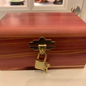 Engraved Cedar Wine Box With Lock or Latch Hand Rubbed | Etsy