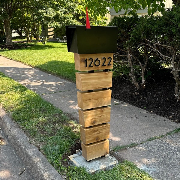 Mid Century Modern BLOCK Mailbox Instructions - Etsy
