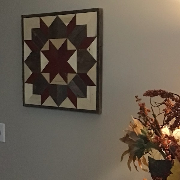 Swoon Pattern Barn Wood Quilt Square Wall Hanging - Etsy