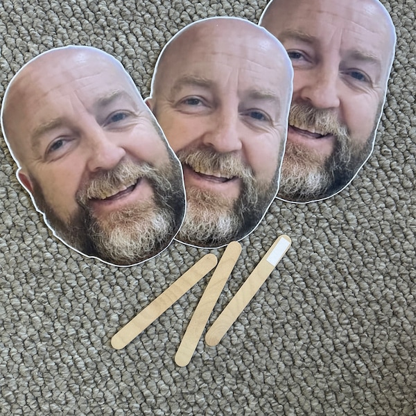 Face on a Stick, Face Cutouts, Big Head Cutouts, Hen Do, Hens ...