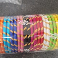 Buy Multicolor Silk Thread Banglesset of 2 to 40 Bangles Online in ...