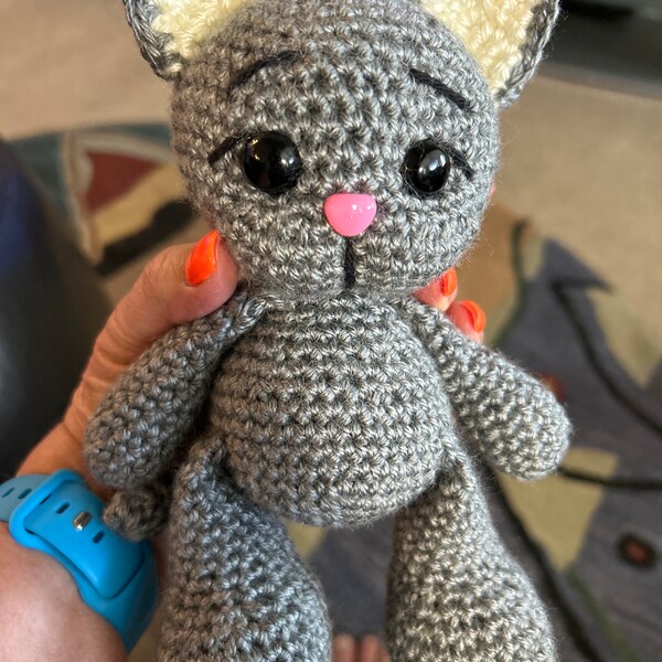 Crochet Pattern Kitten Kaya, Crochet Cat, Amigurumi Cat, Amigurumi ...