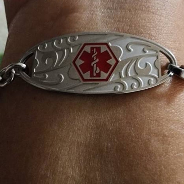 Medicengraved™ 316L Stainless Steel Replacement / Add-on Medical ID Tag ...