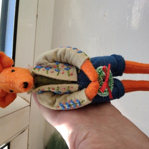 PDF Pattern 'apple Strudel' Felt Shrew Softie With Apple Mini Quilt and ...