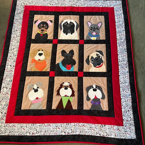 Black White Fabric Bundle, Set of 6 Fabrics, Half Yard per Fabric, 100% ...