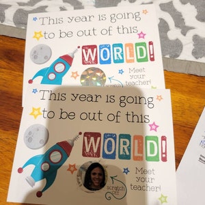 Scratch off Postcard - Postcard for Students or Kids - Note From ...