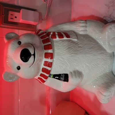 Vintage Sooner Art Glass Vase Coil Pedestal Base Yellow White Swirl 10 ...